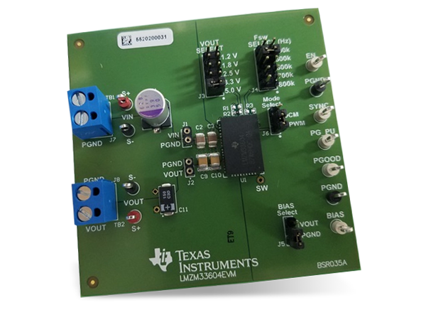LMZM33604EVM Power Module Evaluation Board (EVM) - TI | Mouser
