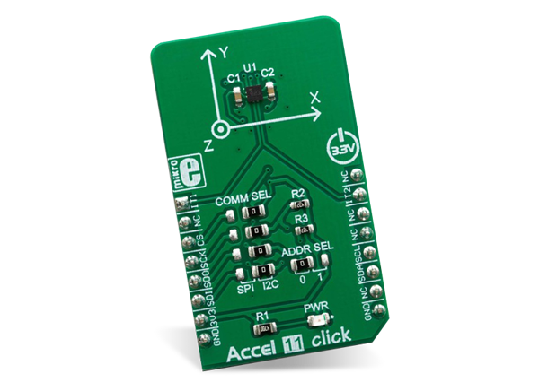 MIKROE-3440 Accel 11 Click - Mikroe | Mouser