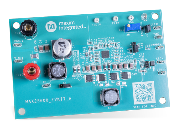 MAX25600EVKIT Evaluation Kit - Analog Devices / Maxim Integrated | Mouser