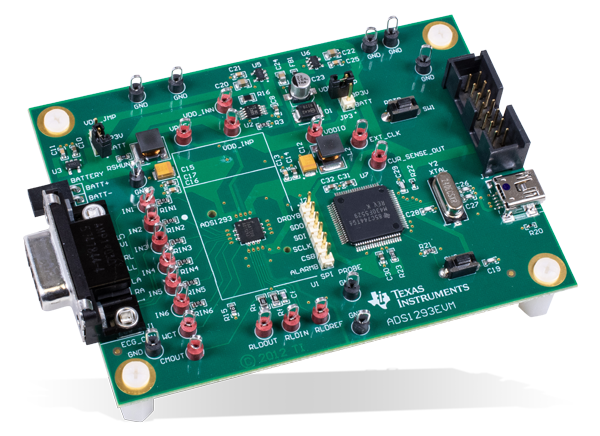 ADS1293EVM ECG Evaluation Module (EVM) - TI | Mouser