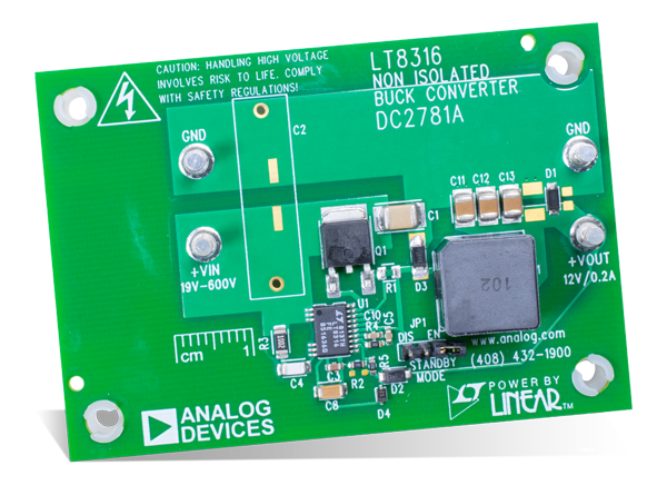 DC2781A Demo Board for LT8316 Converter - ADI | Mouser