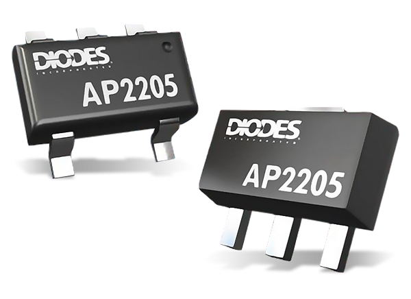 AP2205 Wide Input Voltage Range ULDO Regulators - Diodes Inc | Mouser