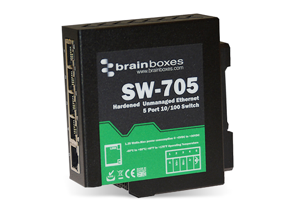 Industrial Ethernet Switches - Brainboxes | Mouser