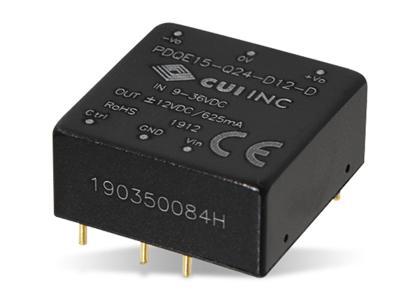 PDQE 15W DC-DC Converters - CUI Inc | Mouser