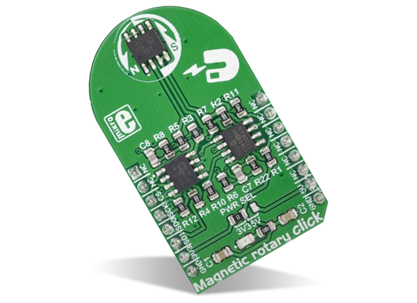 MIKROE-3275 Magnetic Rotary Click - Mikroe | Mouser