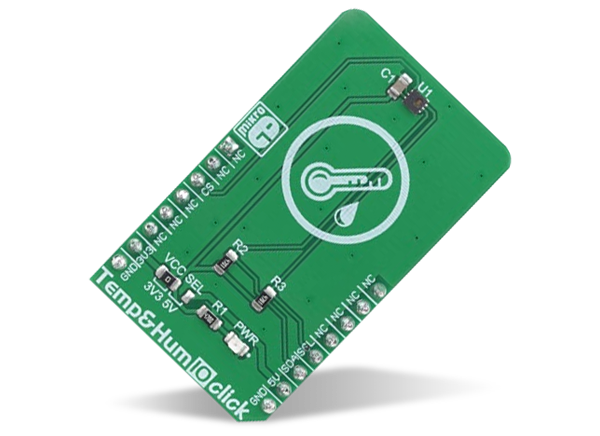 MIKROE-3342 Temp&Hum 10 Click - Mikroe | Mouser