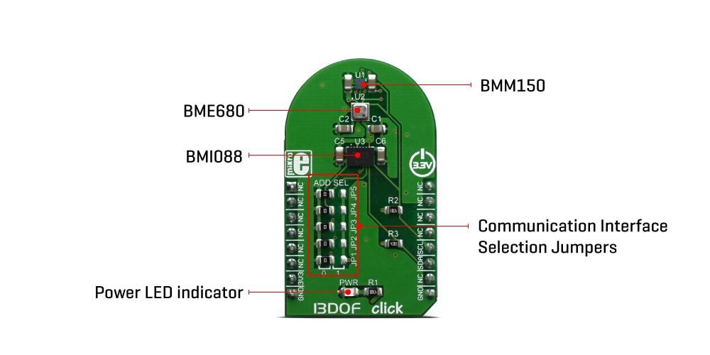 13DOF Click - Mikroe | Mouser
