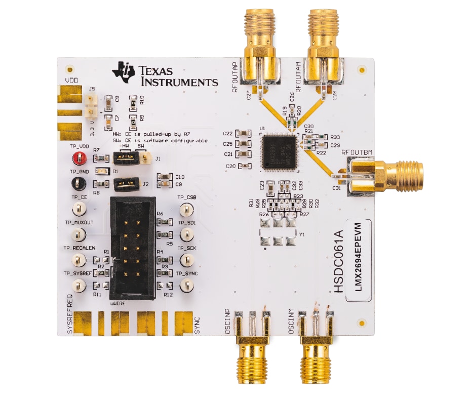 LMX2694EPEVM Evaluation Module - TI | Mouser