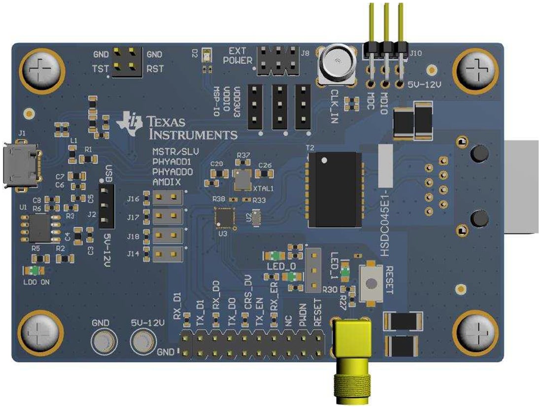 DP83825EVM PHY Evaluation Module (EVM) - TI | Mouser