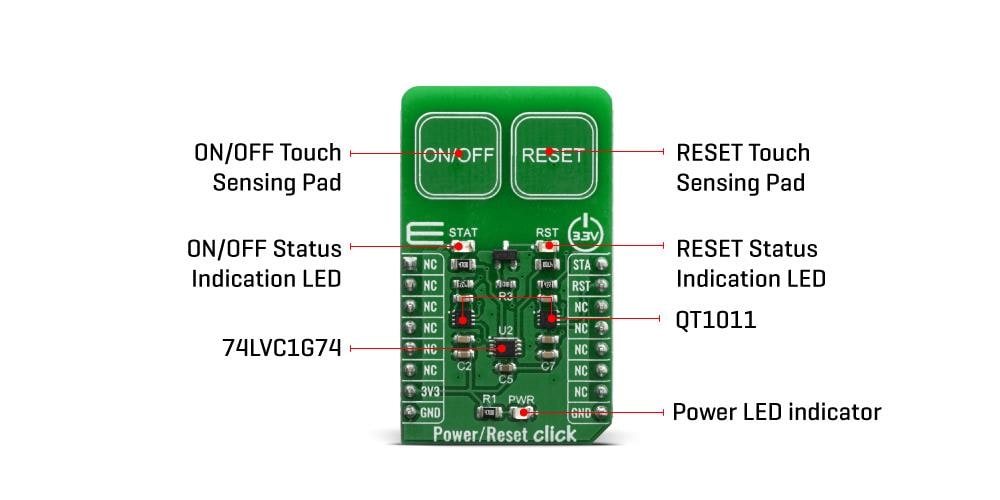 Power/Reset Click - Mikroe | Mouser