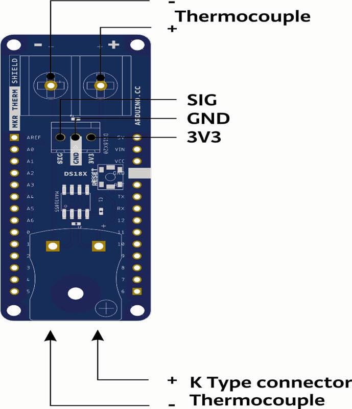 Mkr Therm Shield Arduino Mouser 