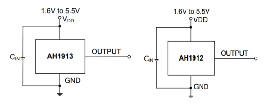 AH191x Digital Omnipolar Hall-effect Switches - Diodes Inc | Mouser