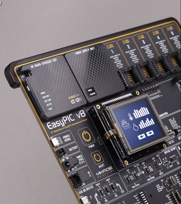 MIKROE-3614 EasyPIC v8 Development Board - Mikroe | Mouser