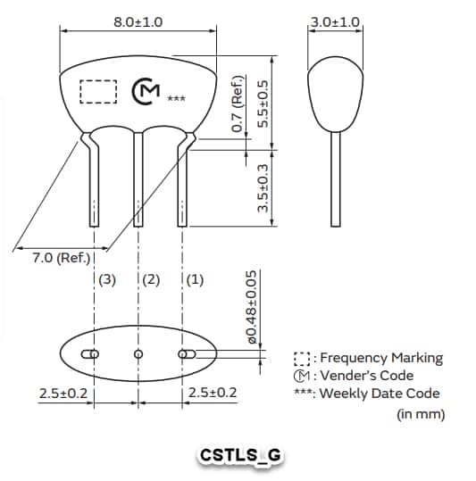 CSTLS CERALOCK ™ Resonators - Murata | Mouser