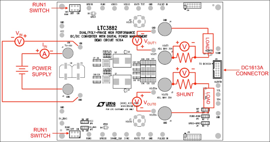 LTC3882 Demo Board DC1936A - ADI | Mouser