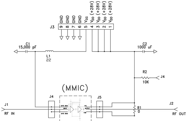 CMPA2735075F1-AMP Demonstration Amplifier Circuit - MACOM | Mouser