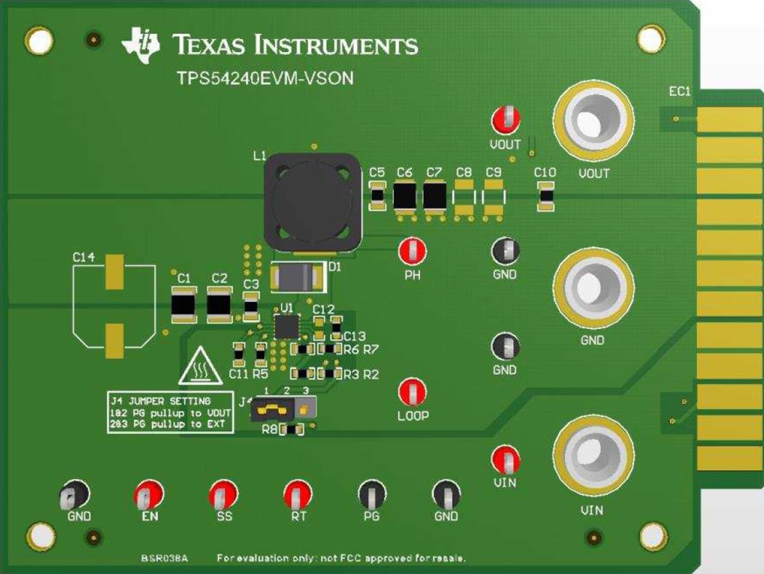 TPS54240EVM-VSON Converter Evaluation Module - TI | Mouser