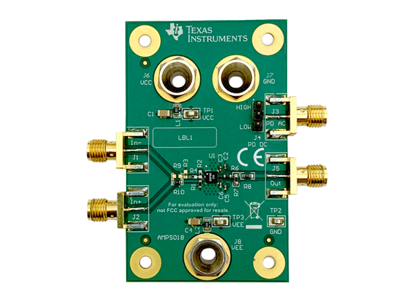 OPA818DRGEVM Op Amp Evaluation Module (EVM) - TI | Mouser
