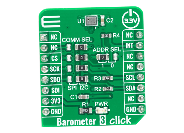 Barometer 3 Click - Mikroe | Mouser
