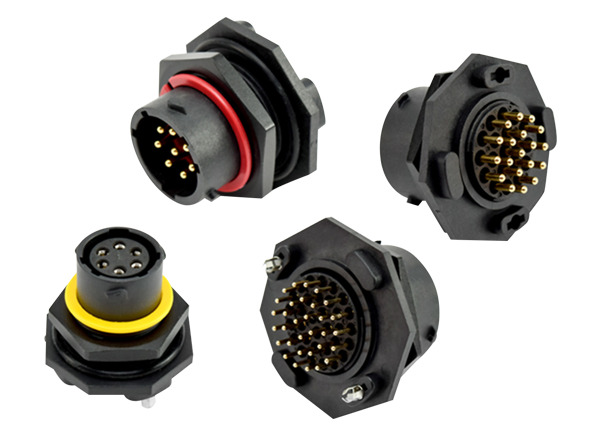 ecomate Aquarius PCB Mounted Jam Nut Receptacles - Amphenol Sine ...