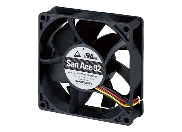 San Ace 92 9HV High Static Pressure Fans - Sanyo Denki | Mouser
