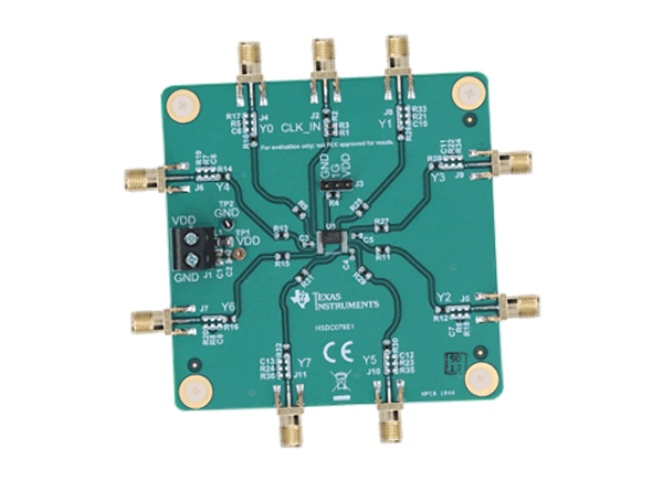 Lmk1c1104evm Clock Buffer Evaluation Module Evm Ti Mouser