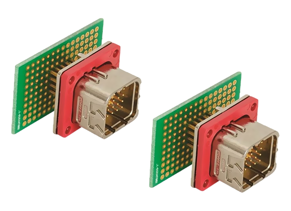 RPR EN4165-Style Connectors with PCB Contacts - ITT Cannon | Mouser