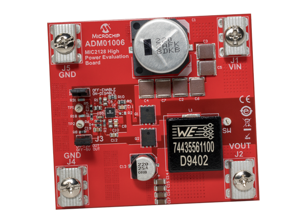 MIC2128 High Power Evaluation Board (ADM01006) - Microchip Technology | Mouser