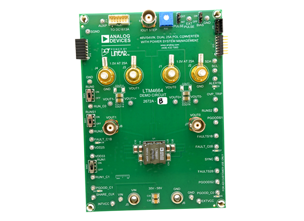 DC2672A-B Demo Circuit for LTM4664 Regulator - ADI | Mouser