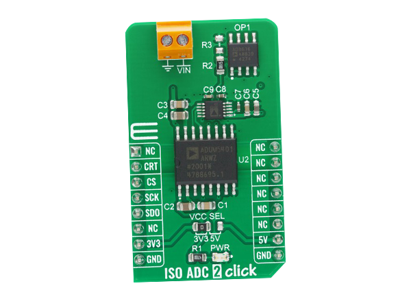 ISO ADC 2 Click - Mikroe | Mouser