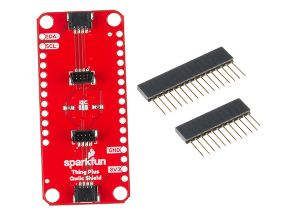 DEV-16790 Qwiic Shield for Thing Plus - SparkFun | Mouser