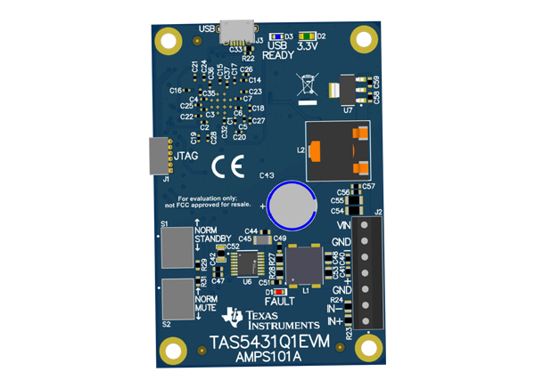 TAS5431Q1EVM Amplifier Evaluation Module (EVM) - TI | Mouser