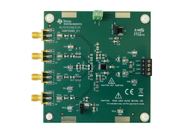 ALM2403Q1EVM Op Amp Evaluation Module (EVM) - TI | Mouser