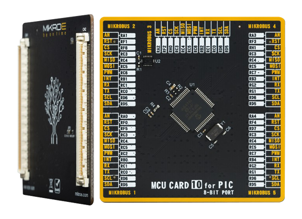 MCU CARD 10 for PIC PIC18F67K40 - Mikroe | Mouser