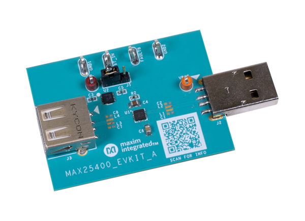 MAX25400EVKIT Evaluation Kit - Analog Devices / Maxim Integrated | Mouser