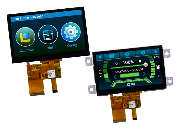 4.3" IPS TFT Display Modules - Newhaven | Mouser