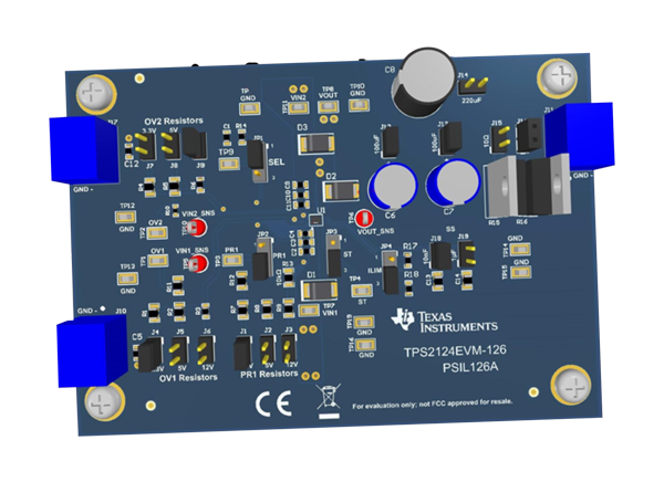 TPS2124EVM-126 Multiplexer Evaluation Module - TI | Mouser