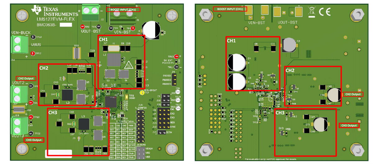 LM5127EVM-FLEX Flexible Topology Evaluation Module - TI | Mouser