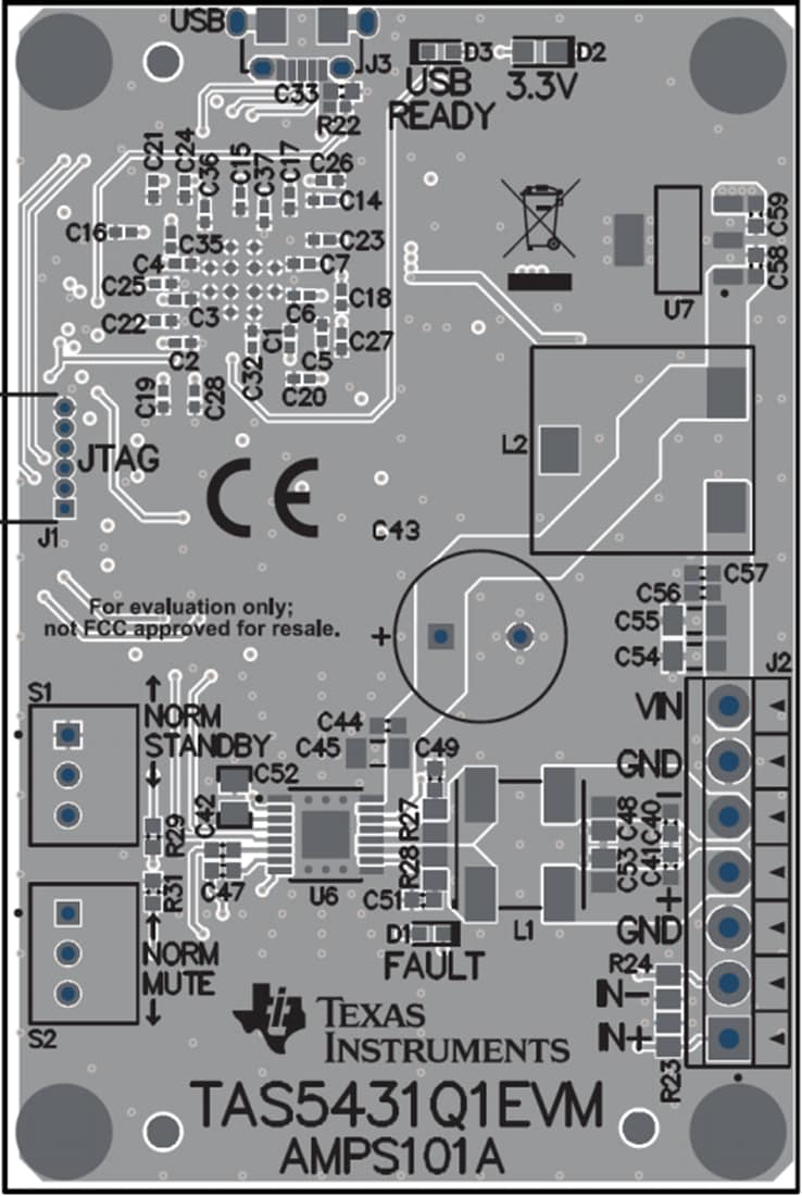 TAS5431Q1EVM Amplifier Evaluation Module (EVM) - TI | Mouser