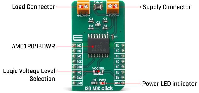 ISO ADC Click - Mikroe | Mouser