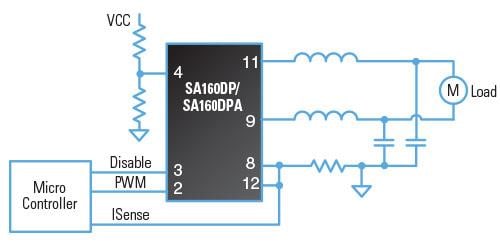 SA160 10A H-Bridge Motor Driver ICs - Apex Microtechnology | Mouser