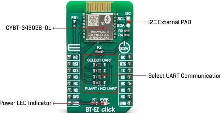 BT-EZ Click - Mikroe | Mouser