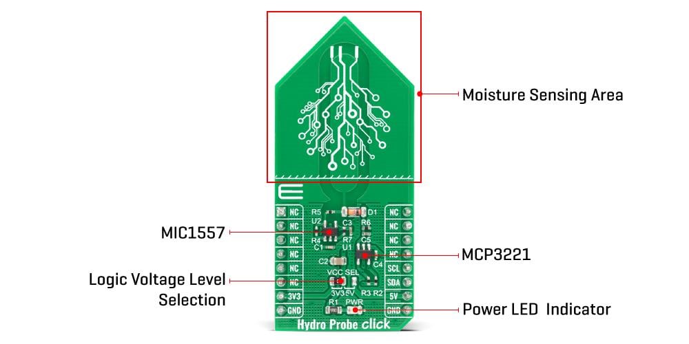 Hydro Probe Click - Mikroe | Mouser