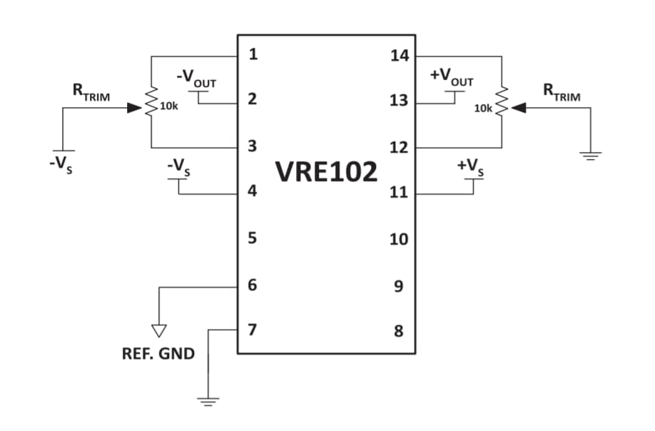 VRE102 Ultrastable ±10V Output Voltage Reference - Apex Microtechnology ...
