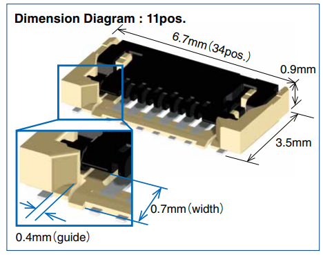 FH72 0.3mm High FPC Retention Force Connectors - Hirose | Mouser