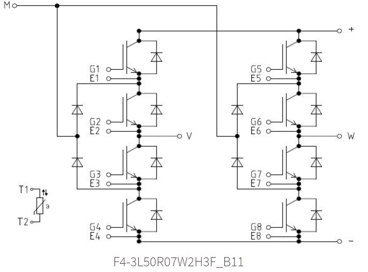 Fx3L50R07W2H3FB11 EasyPACK™ IGBT Modules - Infineon Technologies | Mouser