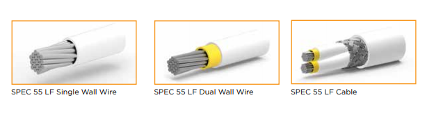 SPEC 55 Low Fluoride Wire & Cable - TE | Mouser