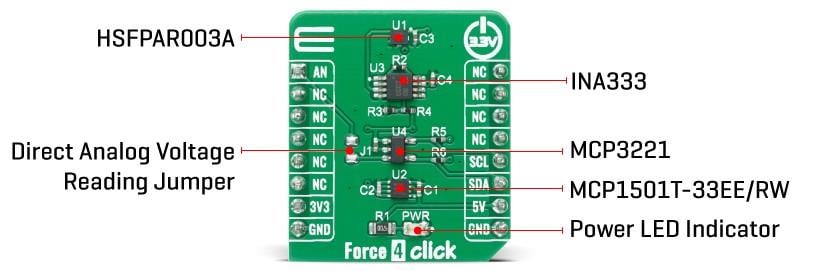 Force 4 Click - Mikroe | Mouser