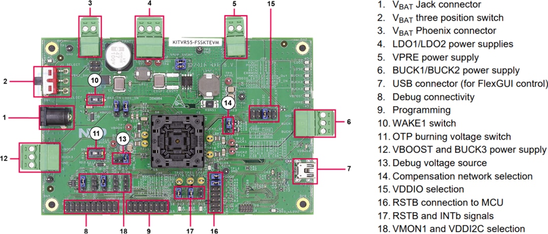 VR5500/FS5502 Programming Board - NXP Semiconductors | Mouser