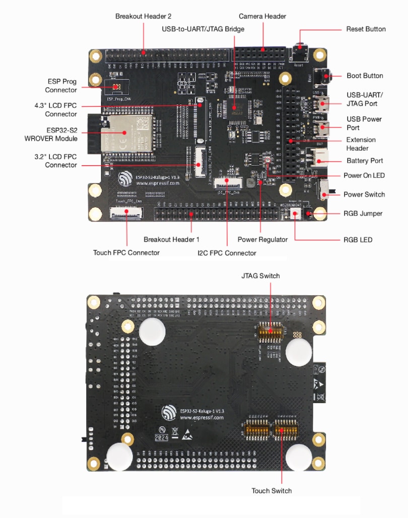 ESP32-S2 Series Development Kits - Espressif Systems | Mouser